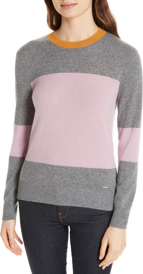Ted Baker London Colour by Numbers Bryonny Colorblock Cashmere Sweater ...