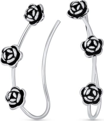 BLING JEWELRY Roses Ear Crawlers | Nordstromrack
