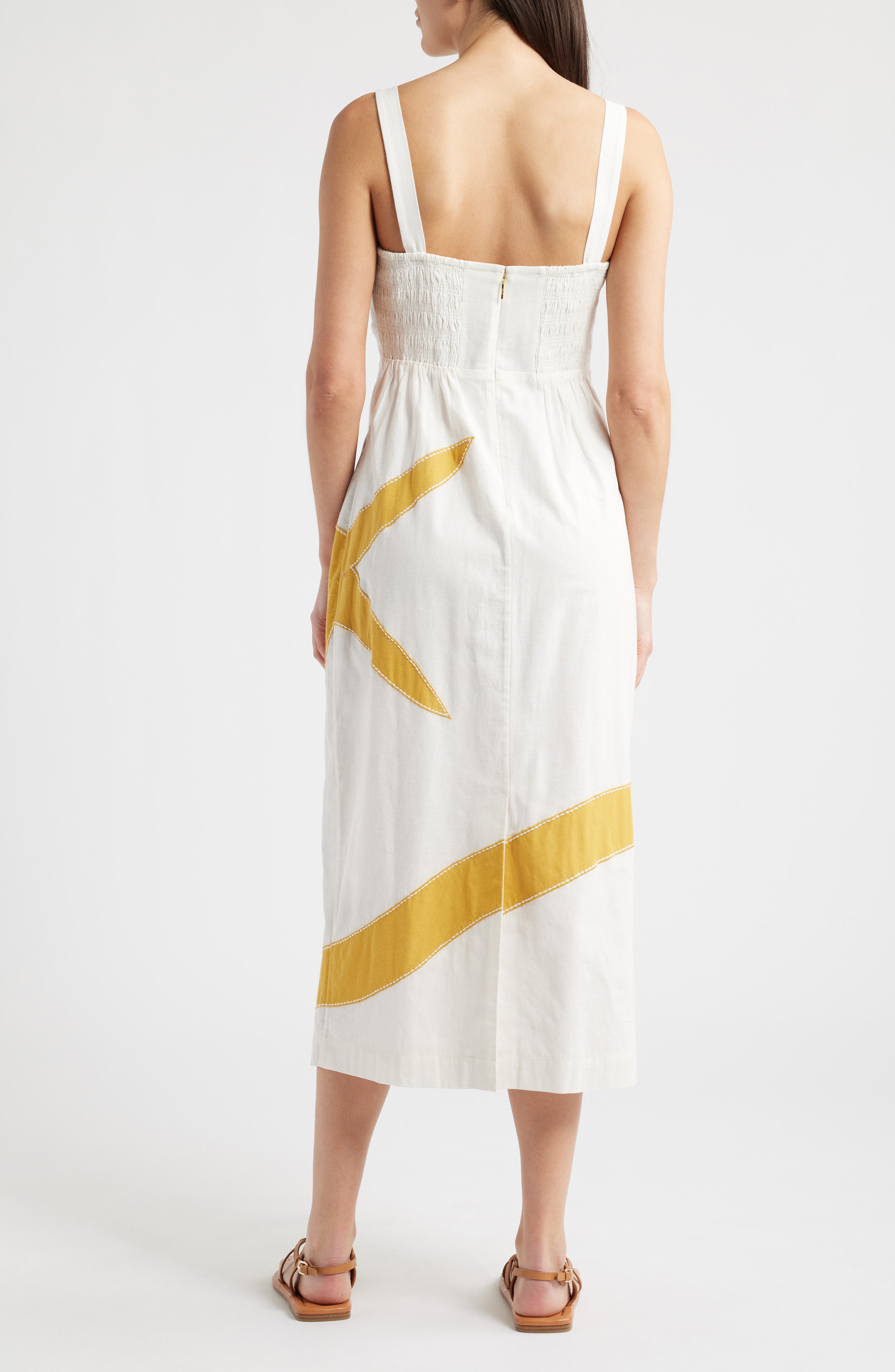 Cleobella Brie Cotton & Linen Midi Dress | Nordstromrack
