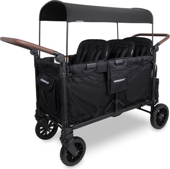 WonderFold W6 Luxe Pro 6-Passenger Multifunctional Stroller Wagon ...