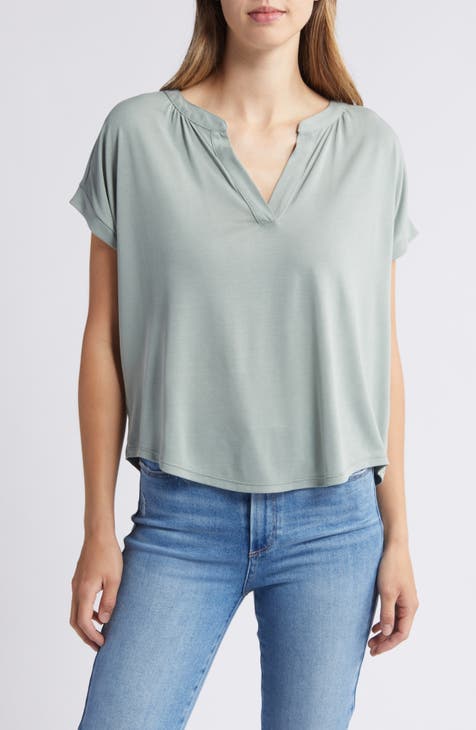 Women's Split Neck Tops | Nordstrom