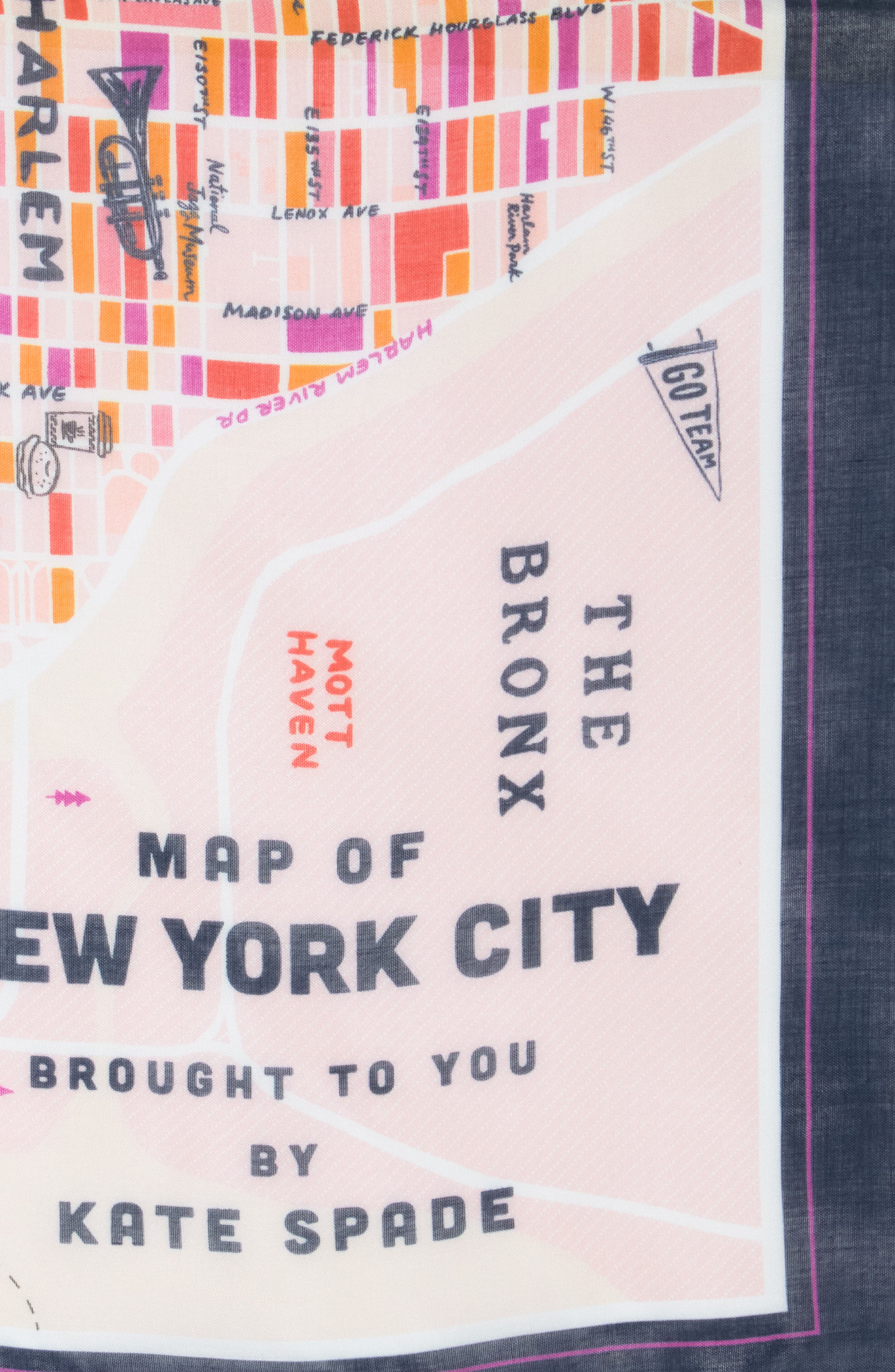 Kate Spade New York oblong nyc map scarf | Nordstromrack