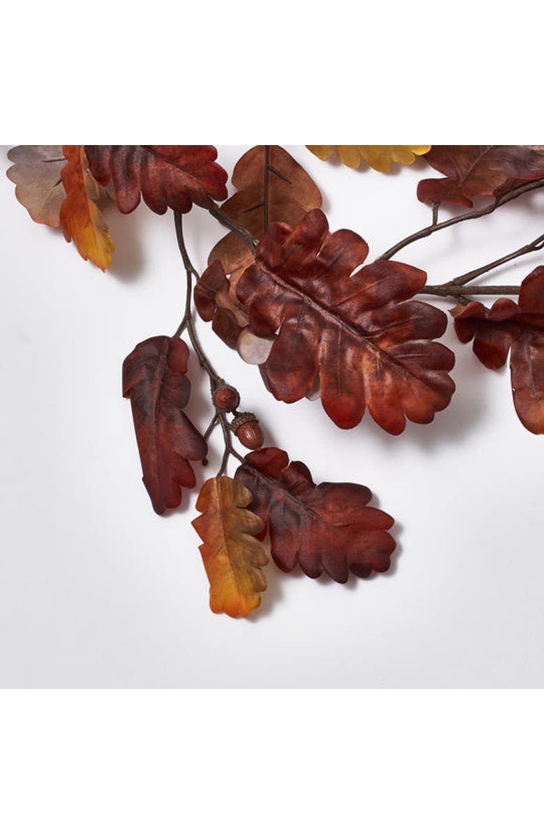 Darby Creek Trading Rustic Brown Oak Leaf & Autumn Acorn Fall Table ...