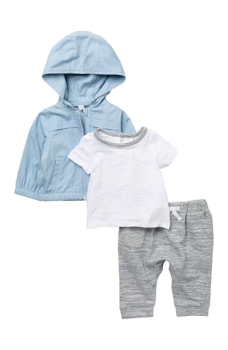 Miniclasix Hooded Jacket, T-Shirt, & Joggers Set | Nordstromrack
