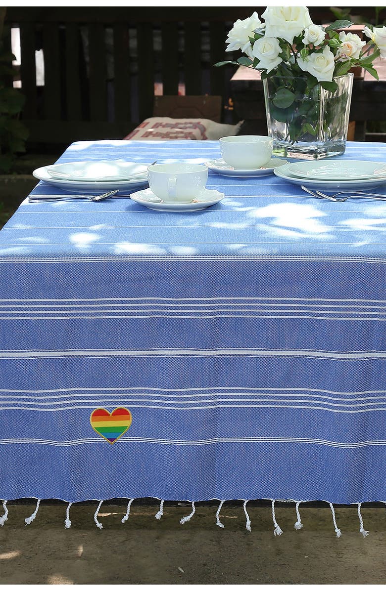 Linum Home Textiles 100% Turkish Cotton Lucky Cheerful Rainbow Heart ...