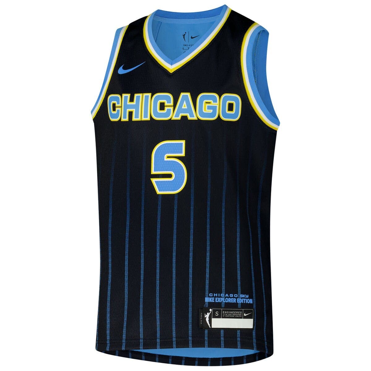 Nike Youth Nike Angel Reese Black Chicago Sky 2024 WNBA Draft Explorer ...