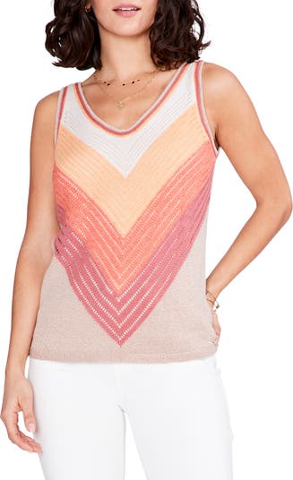 NIC+ZOE Sun Ray Crochet Sweater Tank | Nordstrom