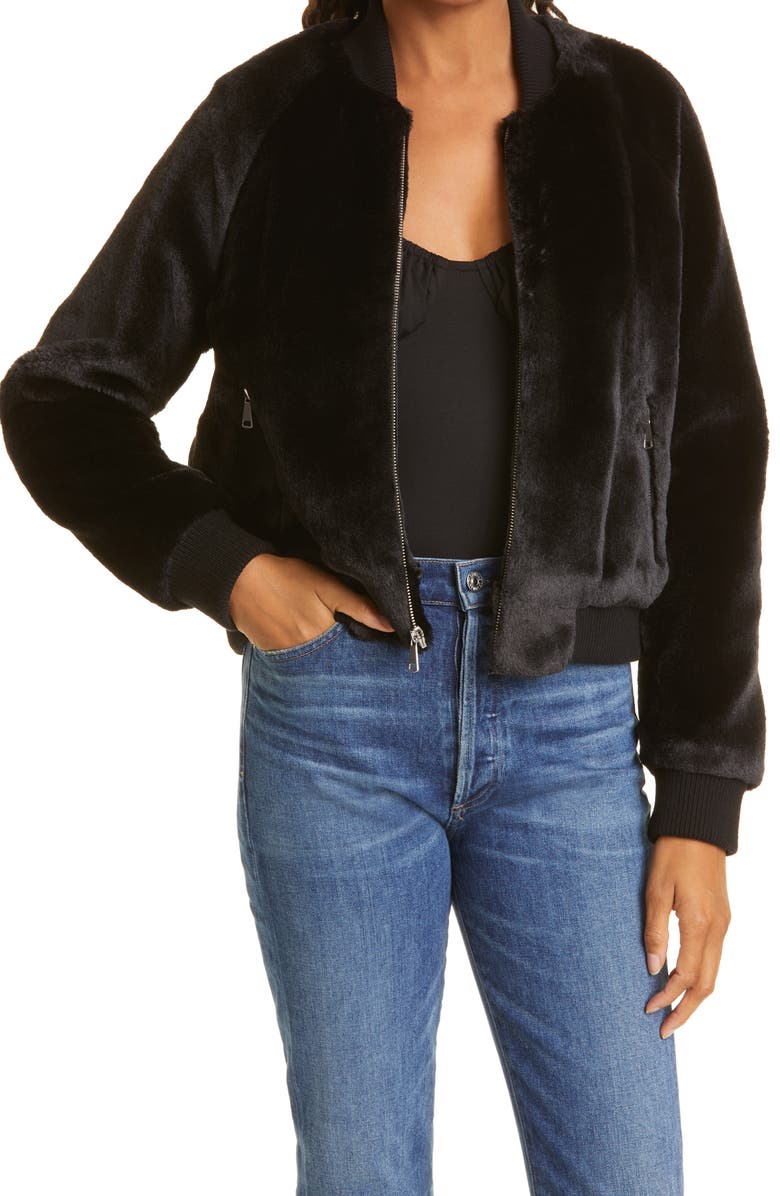 CAMI NYC Fey Faux Fur Bomber Jacket | Nordstromrack