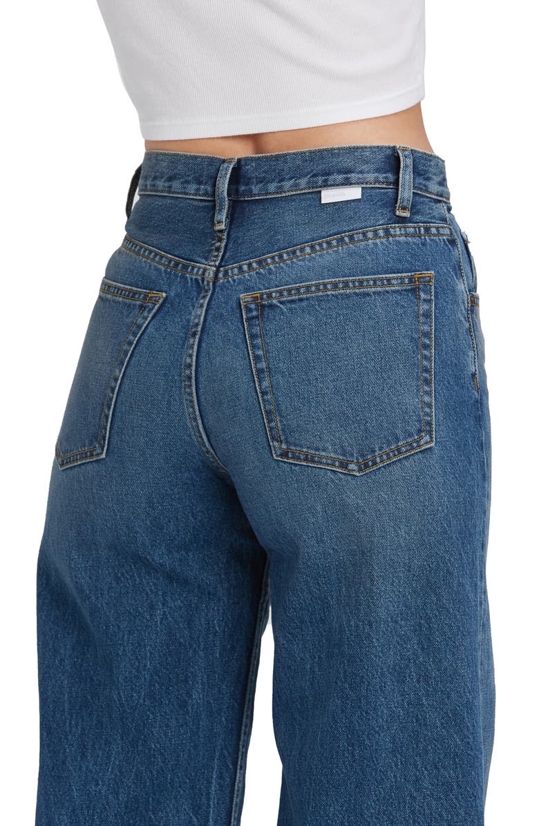 Boyish Jeans The Charley High Waist Raw Hem Wide Leg Jeans | Nordstrom