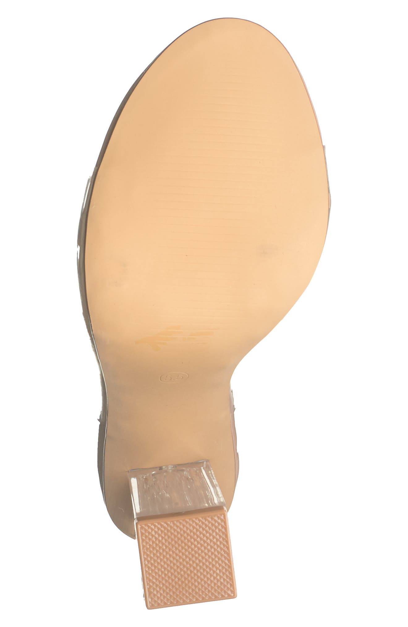 CAPE ROBBIN Fusion Clear Strap Block Heel Sandal (Women) | Nordstromrack