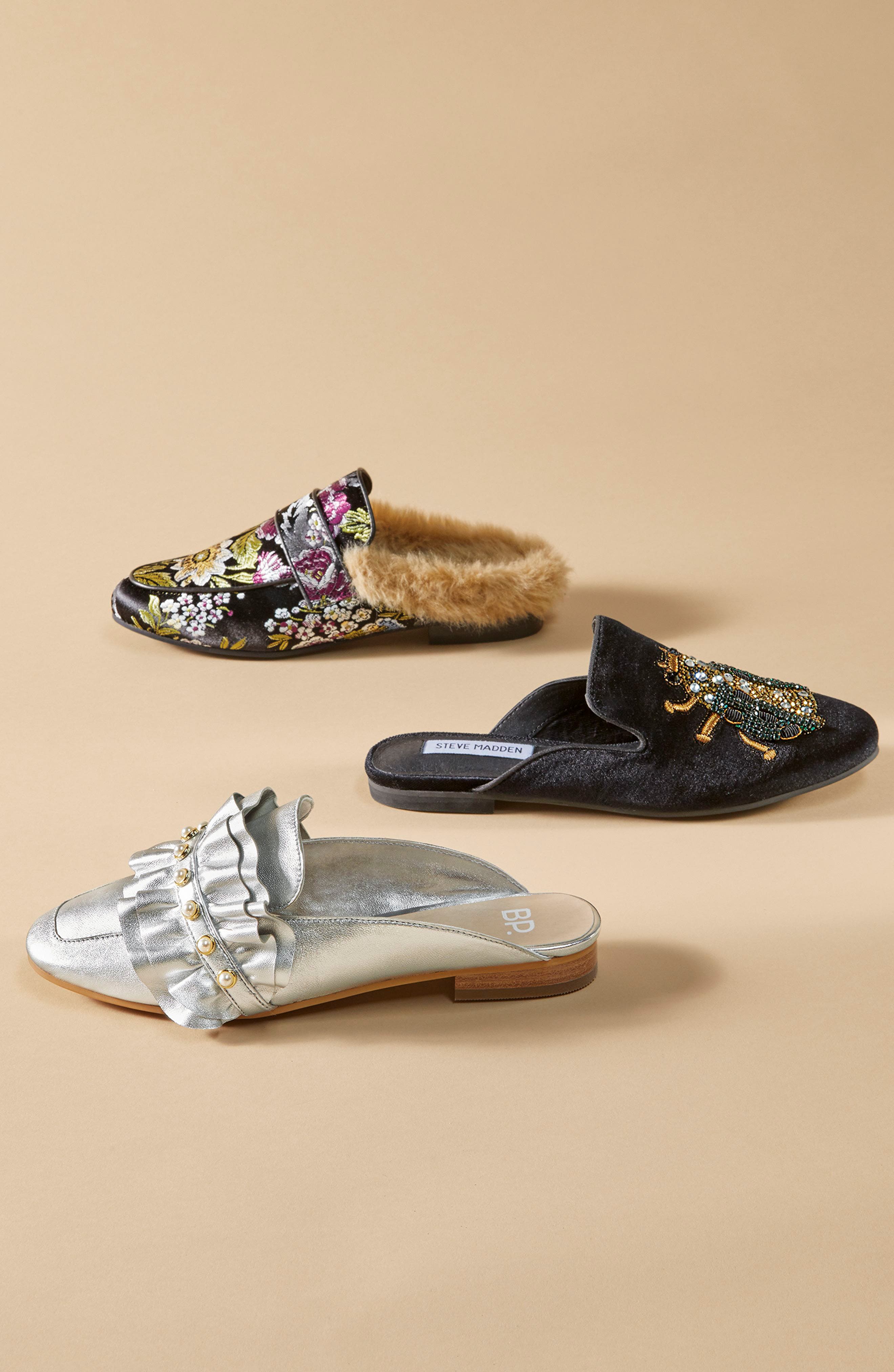 BP. Mandy Ruffle Loafer Mule (Women) | Nordstrom
