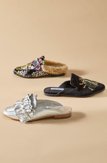 BP. Mandy Ruffle Loafer Mule (Women) | Nordstromrack