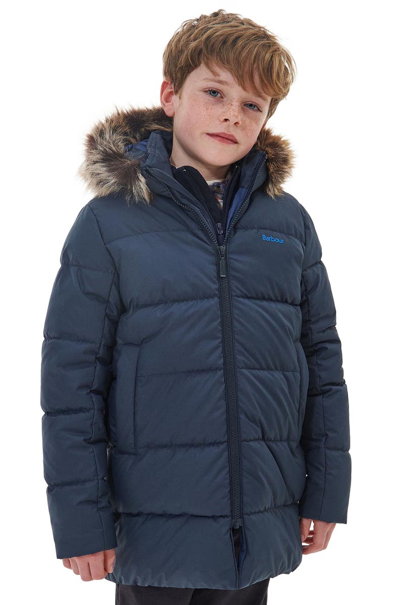 Barbour Kids Corbett Quilted Parka | Nordstromrack