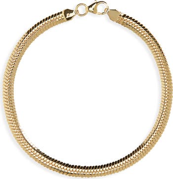 14k gold snake chain bracelet store