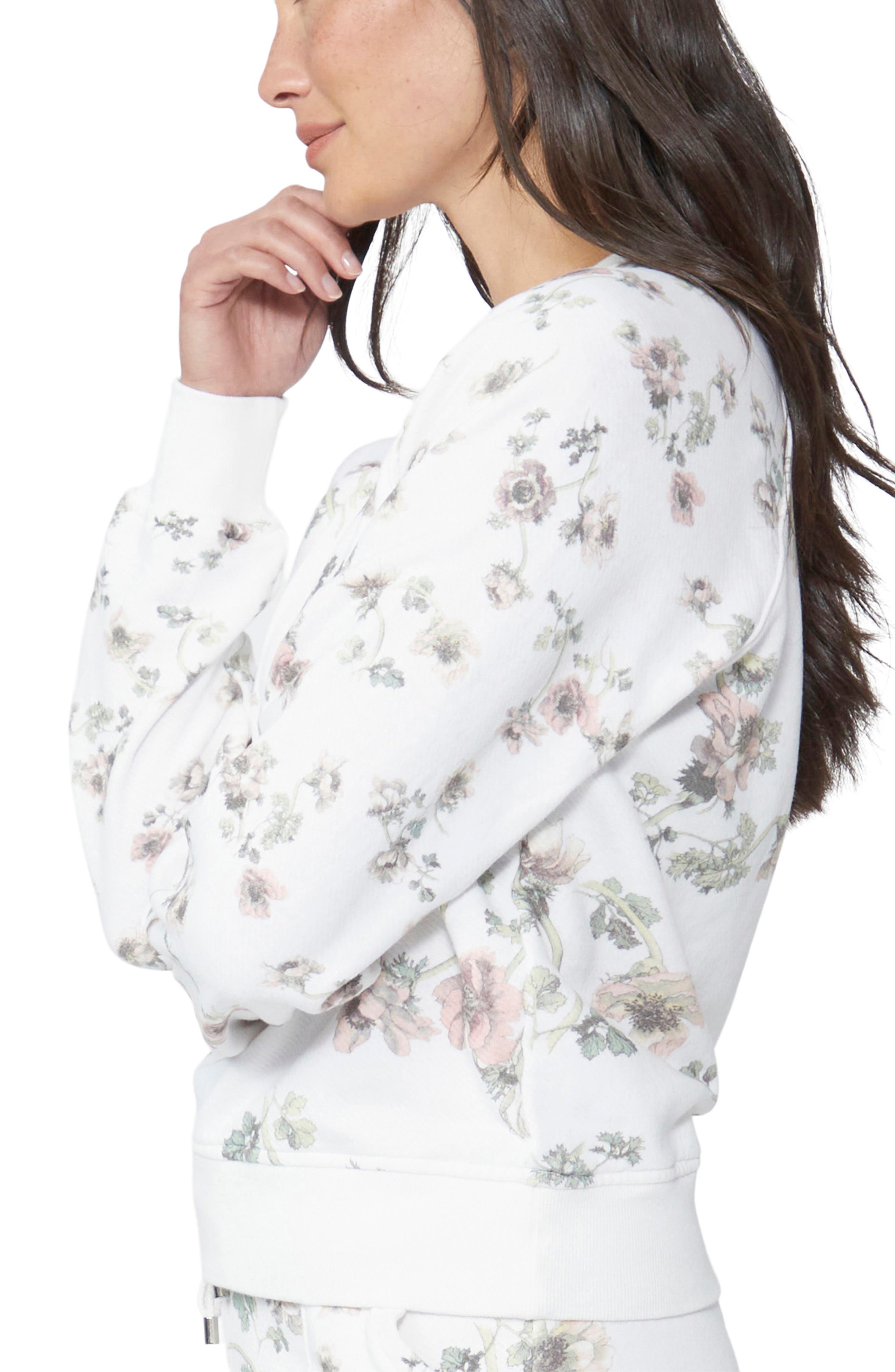 PAIGE Dayna Floral Sweatshirt | Nordstromrack