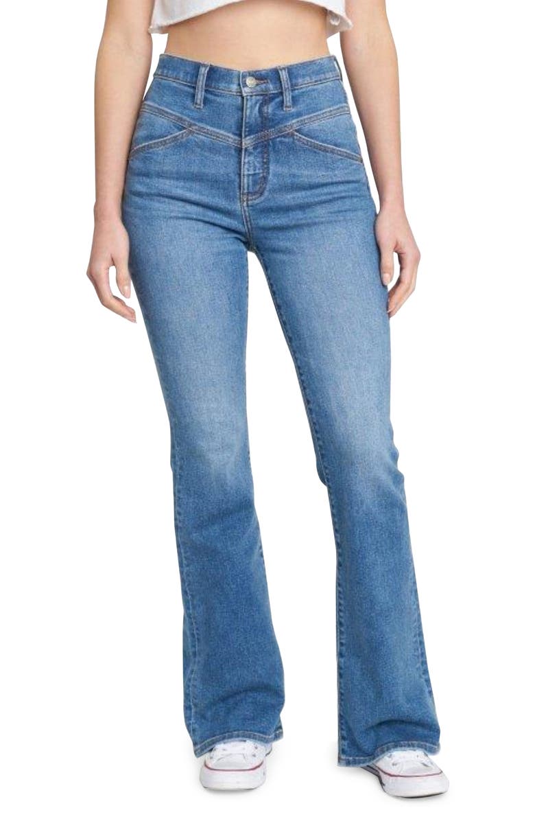 DAZE Go-Getter Yoke Flare Jeans | Nordstromrack