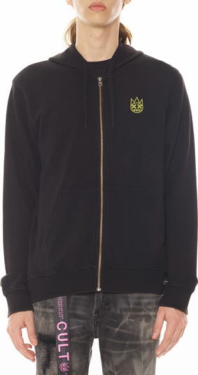 Cult of Individuality Fallen Angel Cotton Graphic Zip-Up Hoodie ...