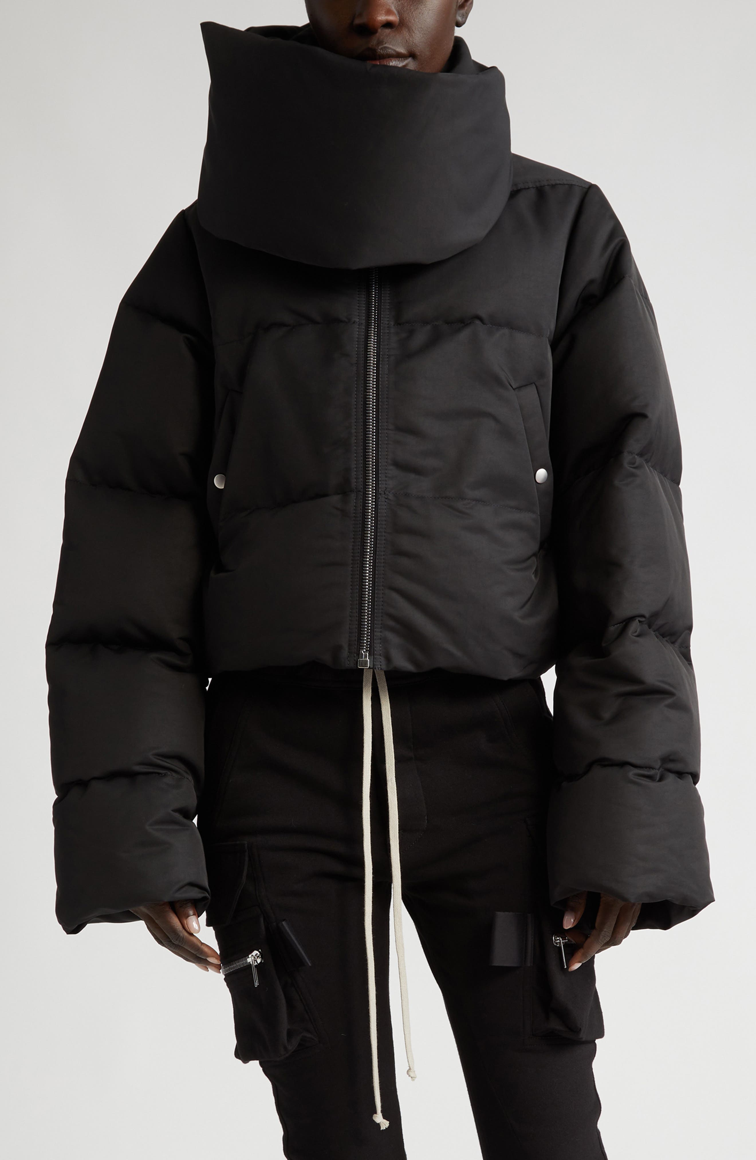 Rick Owens Funnel Neck Puffer Jacket | Nordstrom