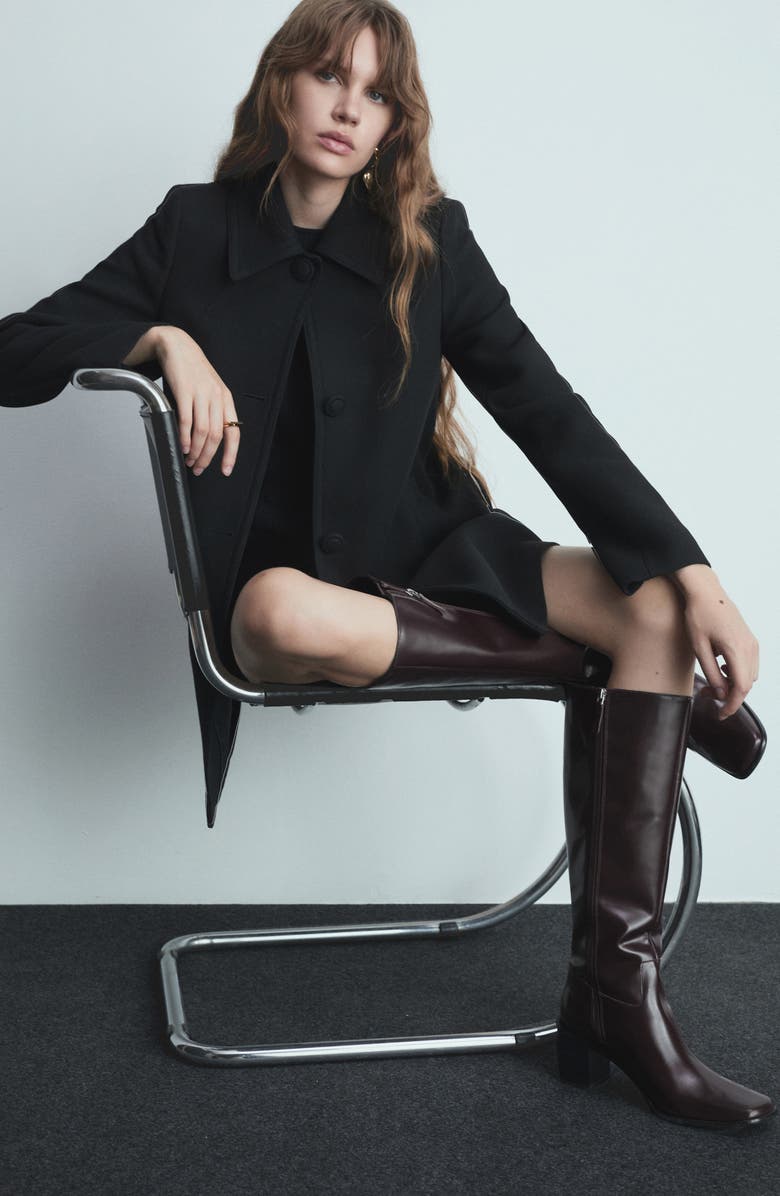 MANGO Button-Front Coat | Nordstrom