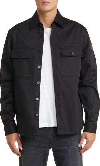 BOSS Owen Cotton Shirt Jacket | Nordstrom