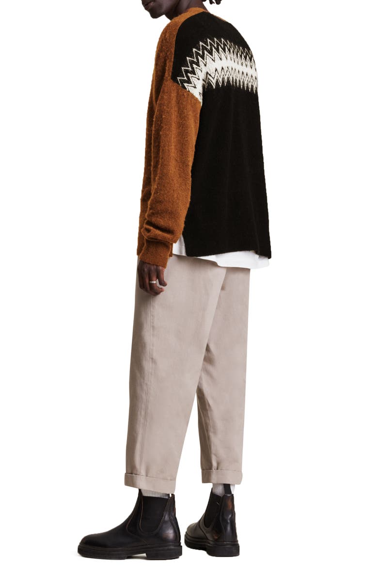 AllSaints Ewan Zigzag Back Sweater | Nordstromrack