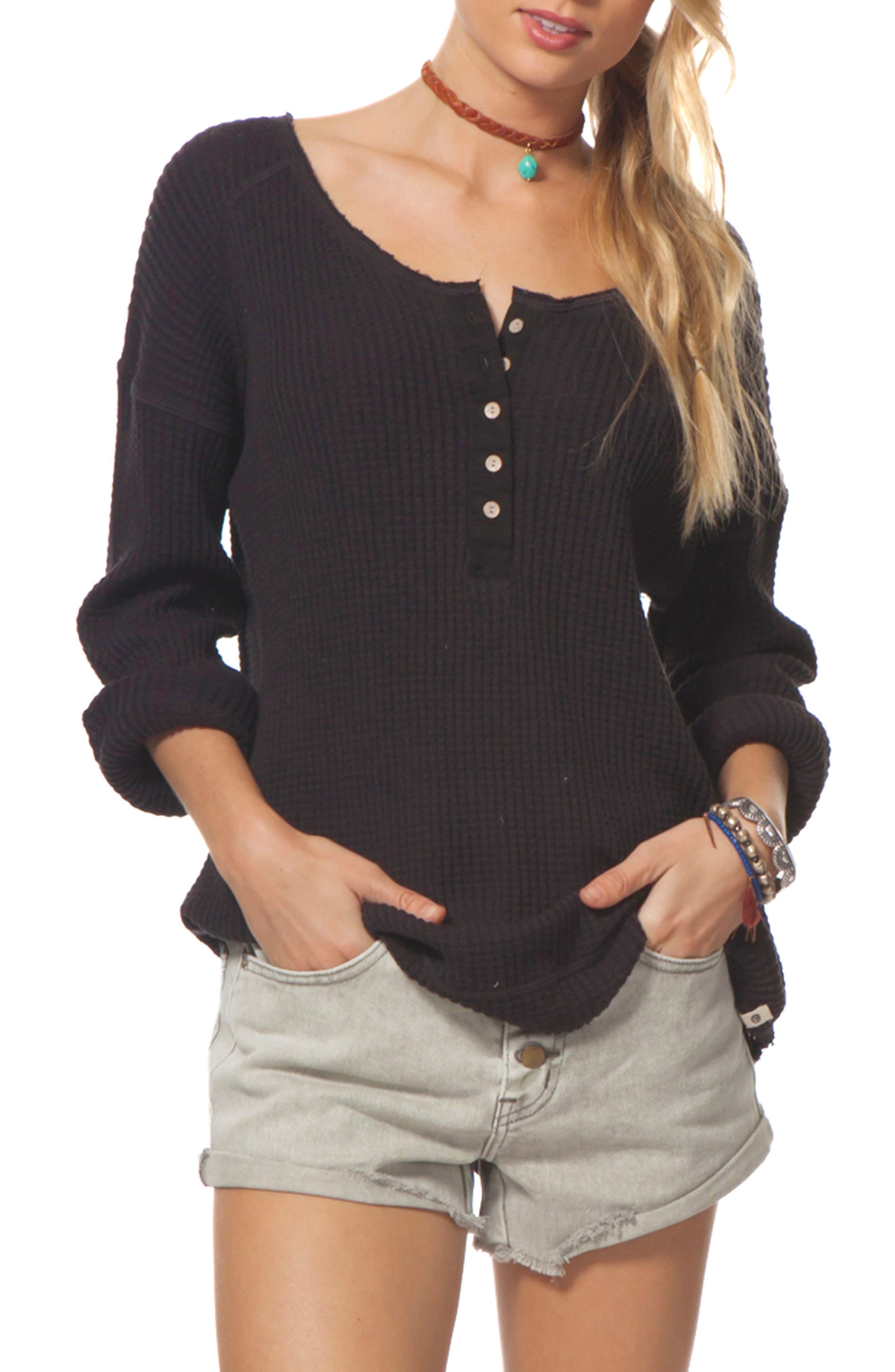 Rip Curl Surf Bound Cotton Henley | Nordstrom