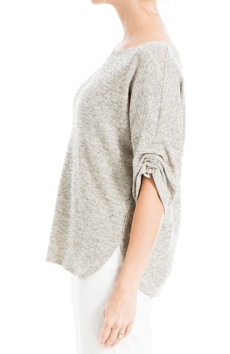 MAX STUDIO Ruched Sleeve Top | Nordstromrack