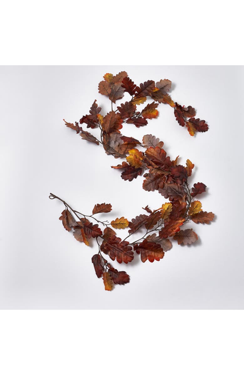 Darby Creek Trading Rustic Brown Oak Leaf & Autumn Acorn Fall Table ...