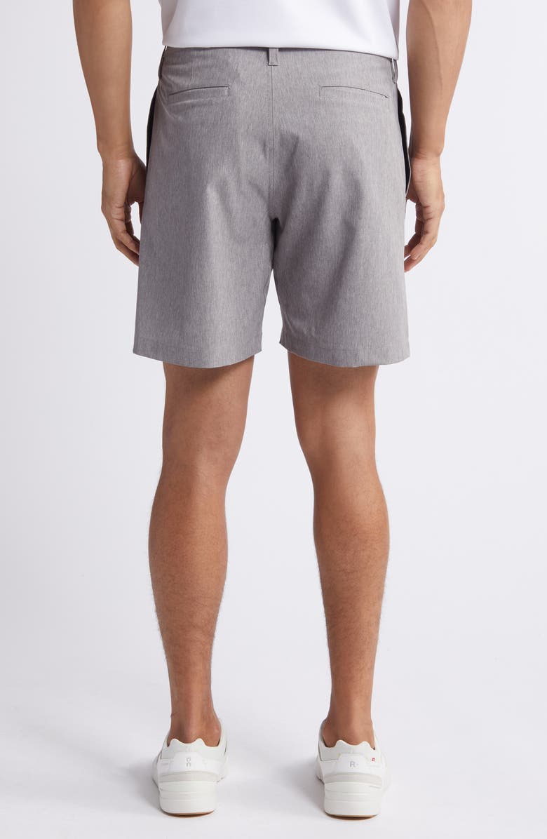 Zella 7-Inch Flat Front Stretch Chambray Shorts | Nordstromrack