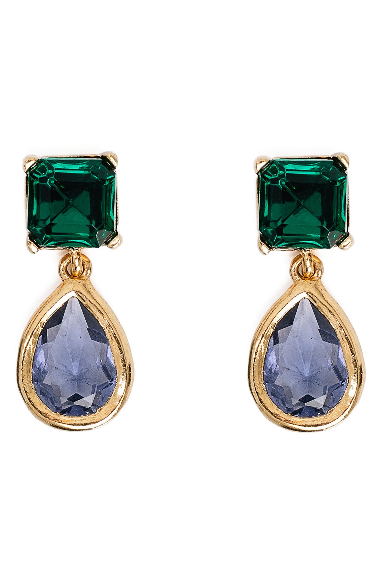 Oscar de la Renta Baroque Crystal Drop Earrings | Nordstrom