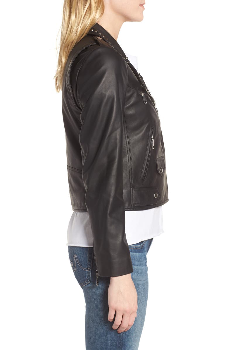 Rebecca Minkoff Wes Leather Moto Jacket | Nordstrom