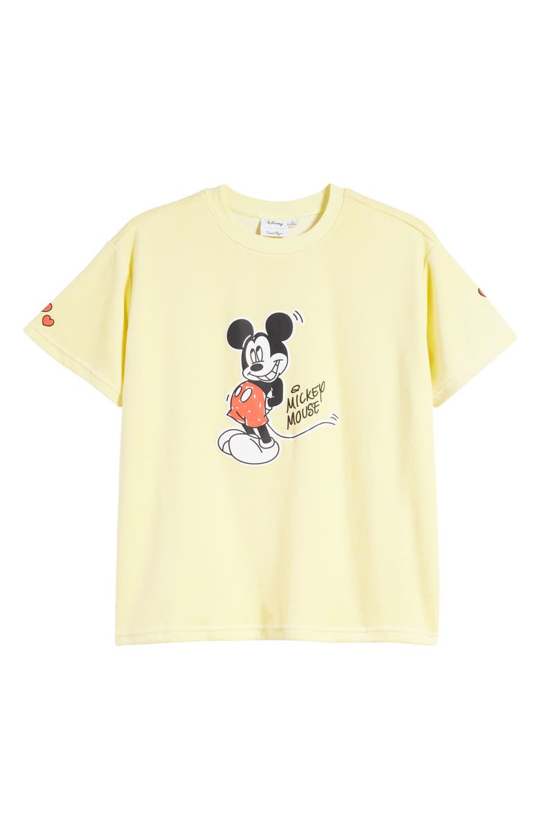 Samii Ryan x Disney Mickey Mouse Oversize Short Sleeve Velour ...
