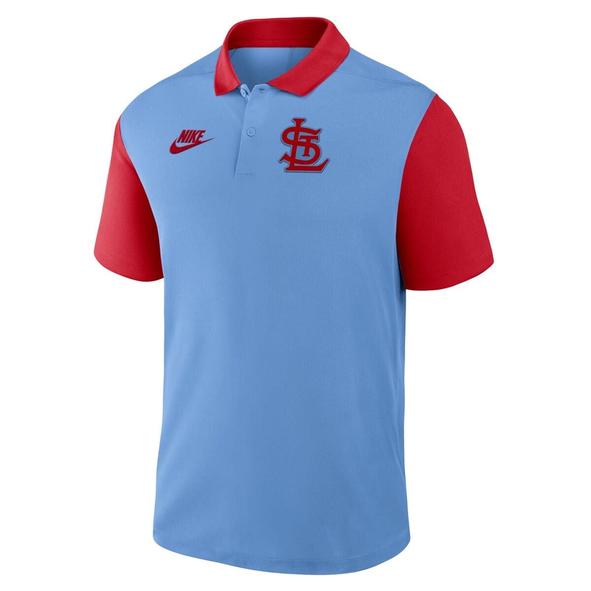 Nike Men's Nike Light Blue/Red St. Louis Cardinals Cooperstown ...