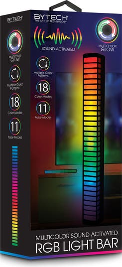 BYTECH LED Multicolor Sound Activated Light Bar | Nordstromrack