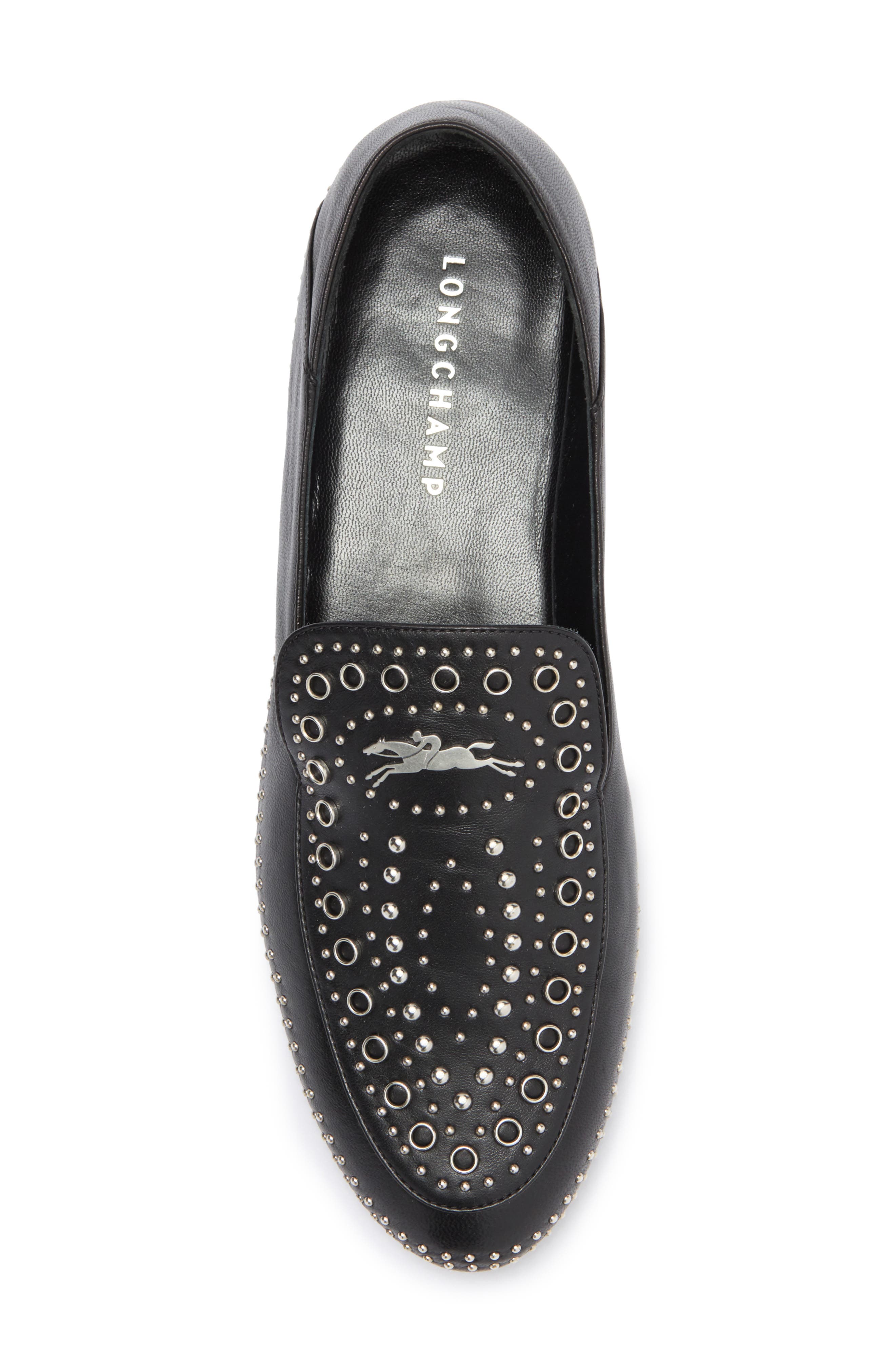 Longchamp Logo Hardware Stud Loafer (Women) | Nordstromrack