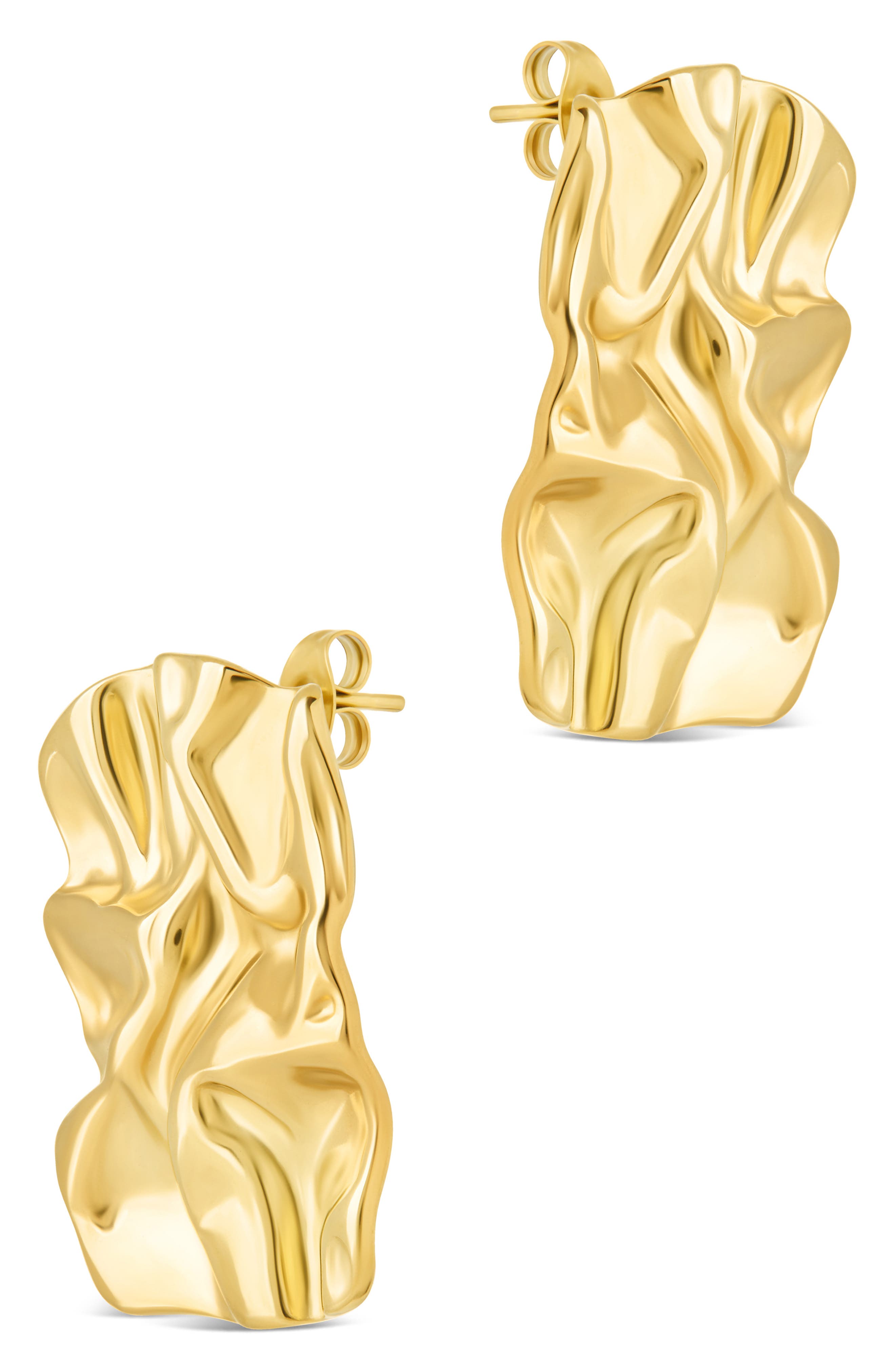 Sterling Forever Callan Molten Square Earrings | Nordstromrack