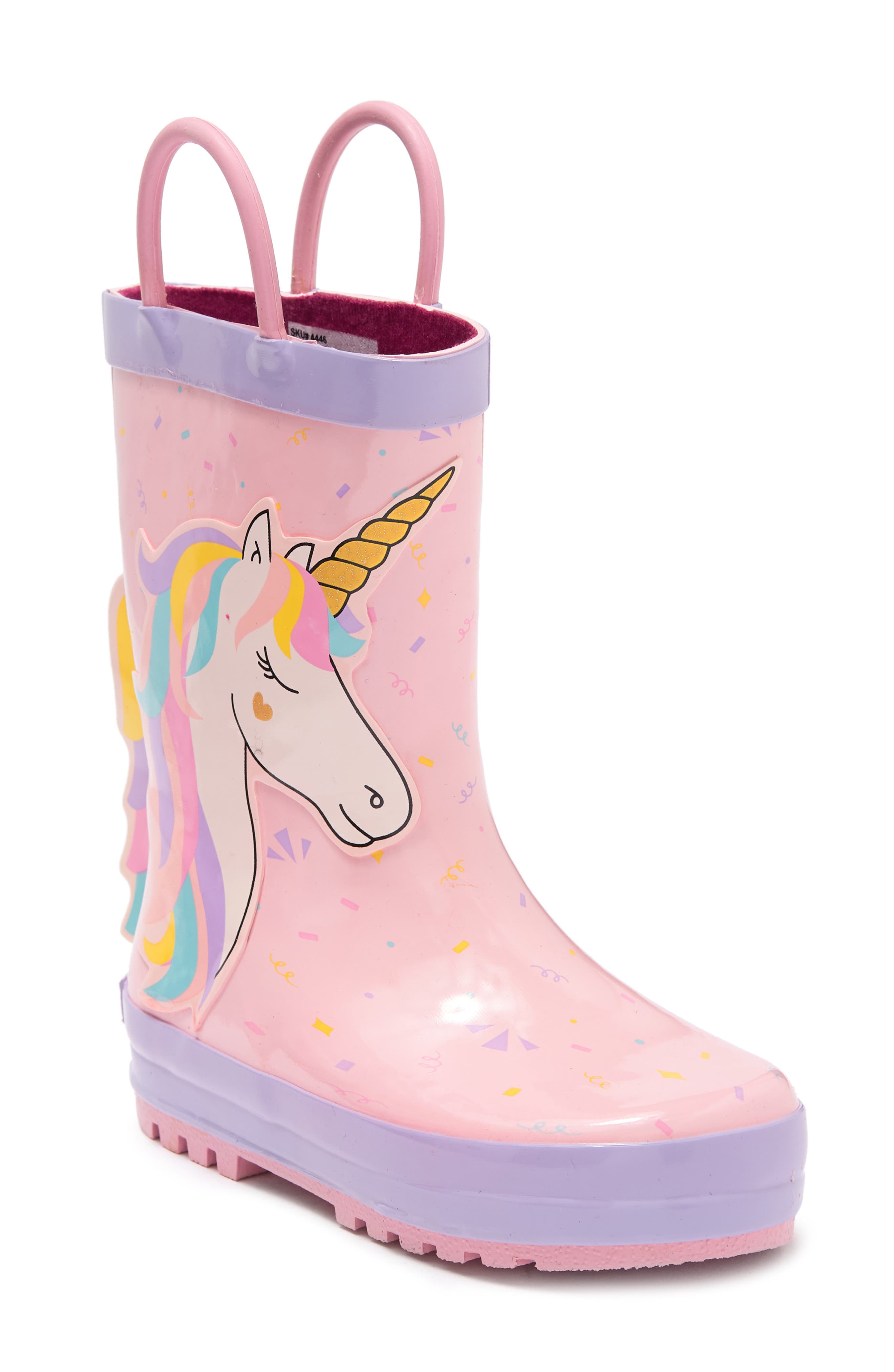 Leopard Print Lug Sole Rain Boot (Women) | Nordstromrack