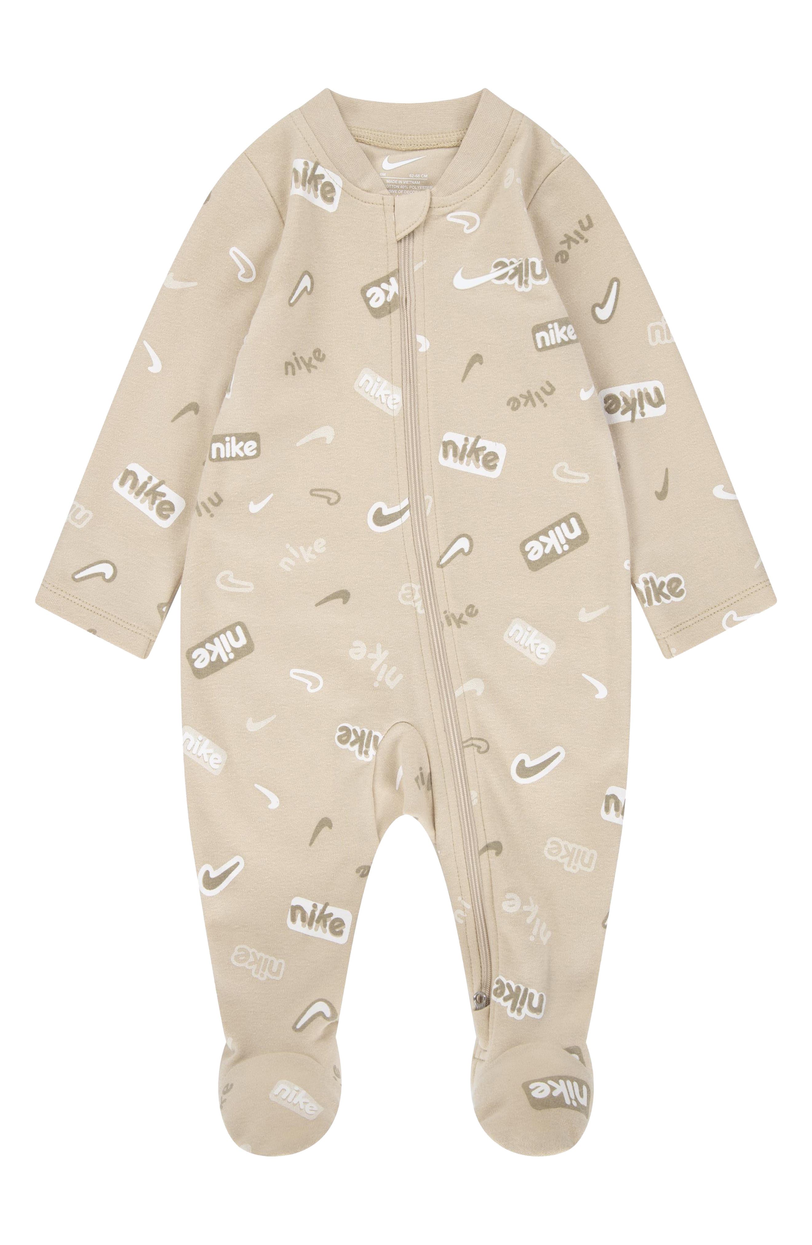 Nike Logo Print Zip Footie | Nordstromrack