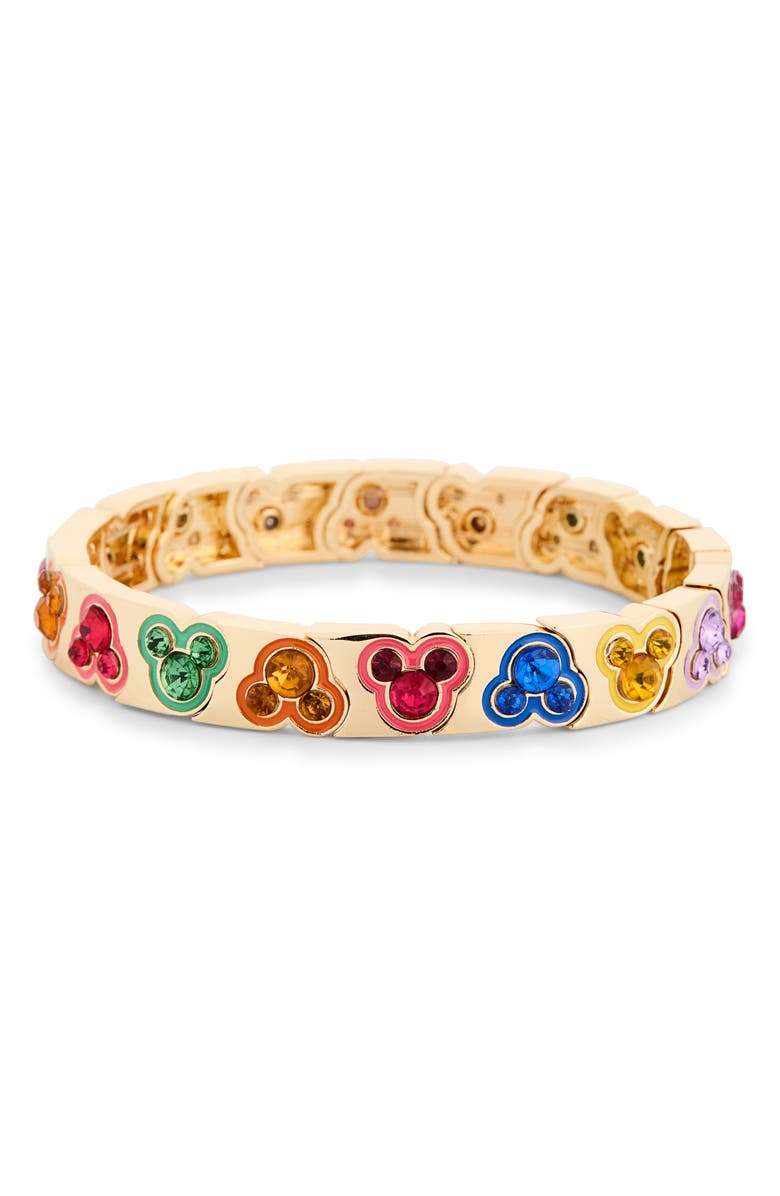 BaubleBar x Disney® Mickey Mouse Crystal Stretch Bracelet | Nordstromrack