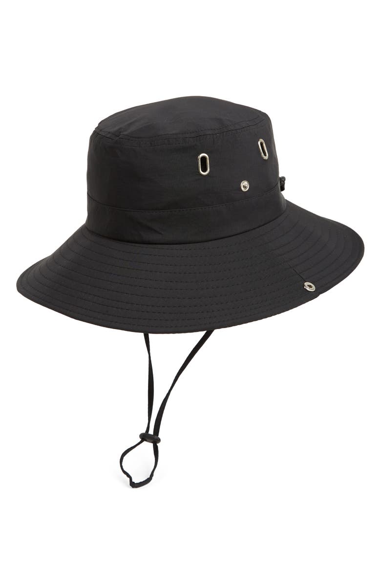 NORDSTROM RACK Nylon Bucket Hat with Chin Strap | Nordstromrack