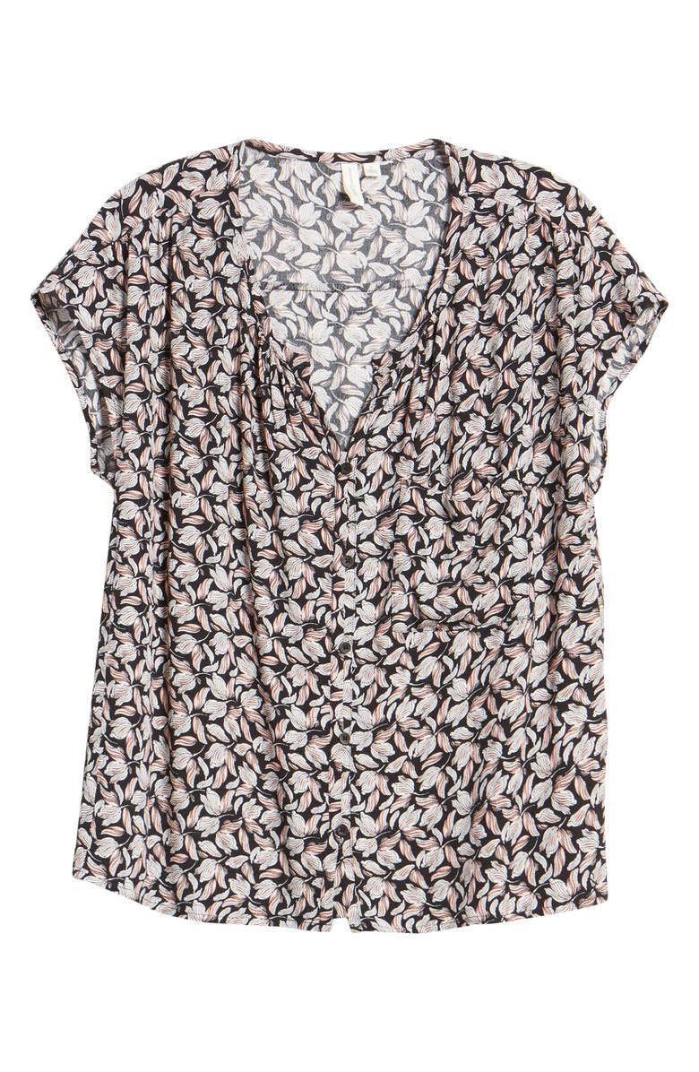 Treasure & Bond Print Front Button Top | Nordstromrack