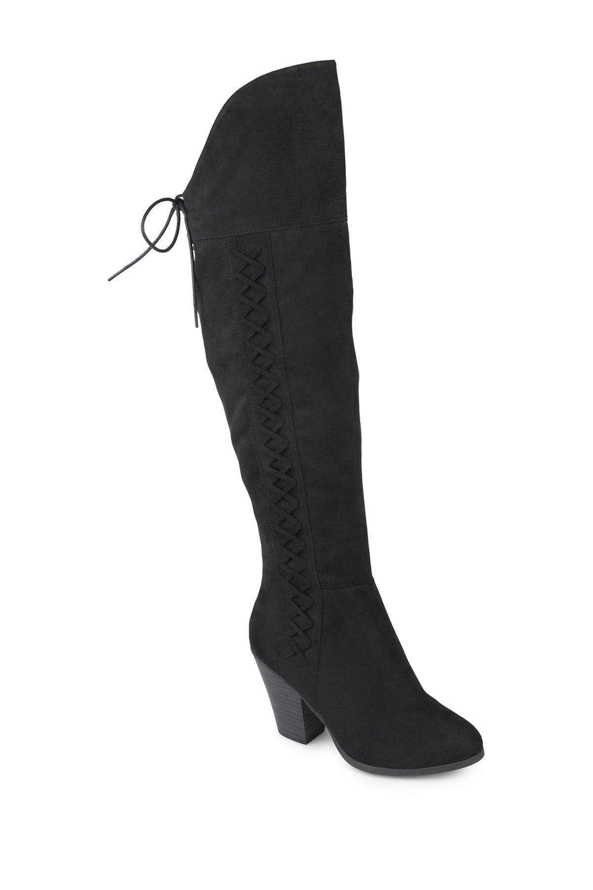 JOURNEE Spritzs Over-the-Knee Lace-Up Boot - Wide Calf | Nordstromrack