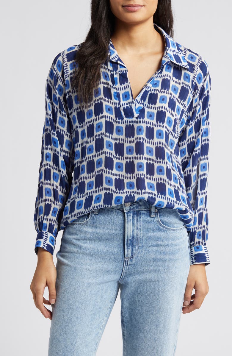 APNY Print Collar Top | Nordstromrack