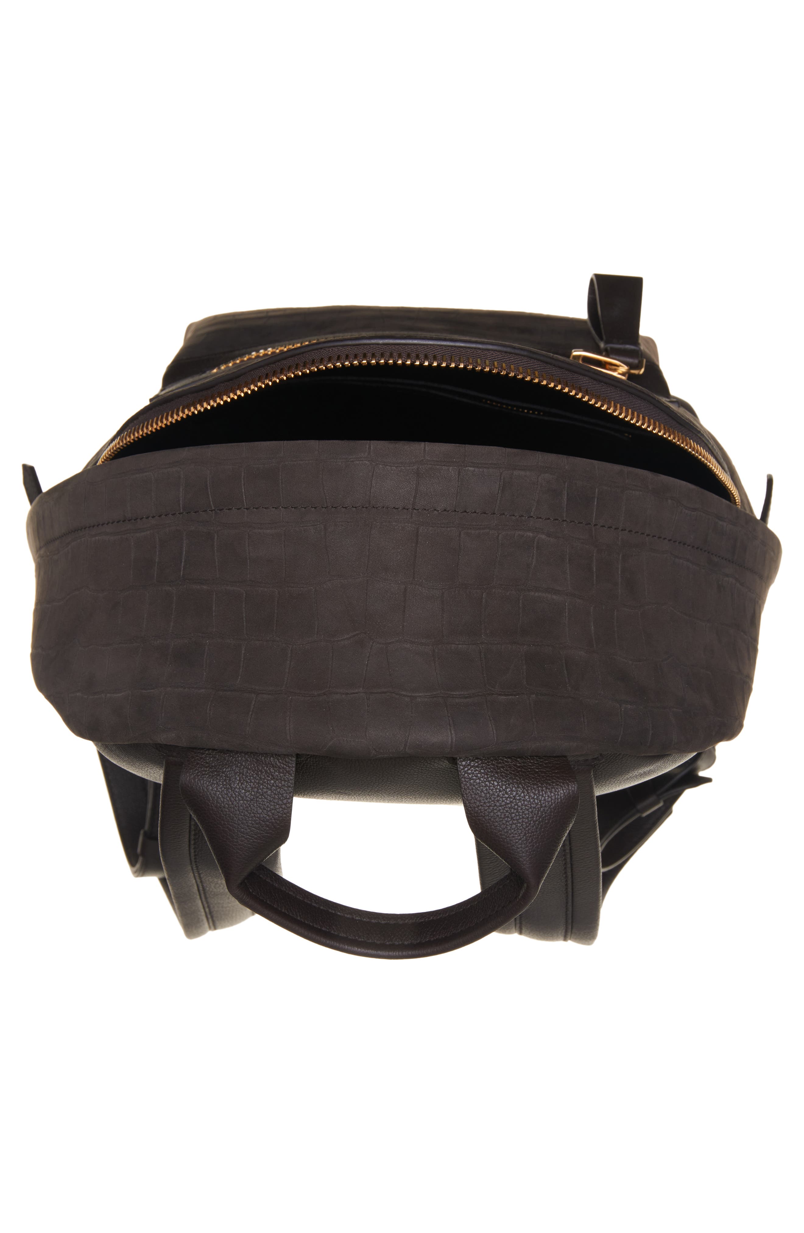 TOM FORD Buckley Croc Embossed Leather Backpack | Nordstromrack