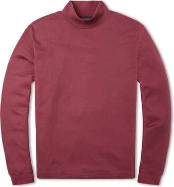 Scott Barber Pima Cotton Interlock Mock Neck Pullover | Nordstrom