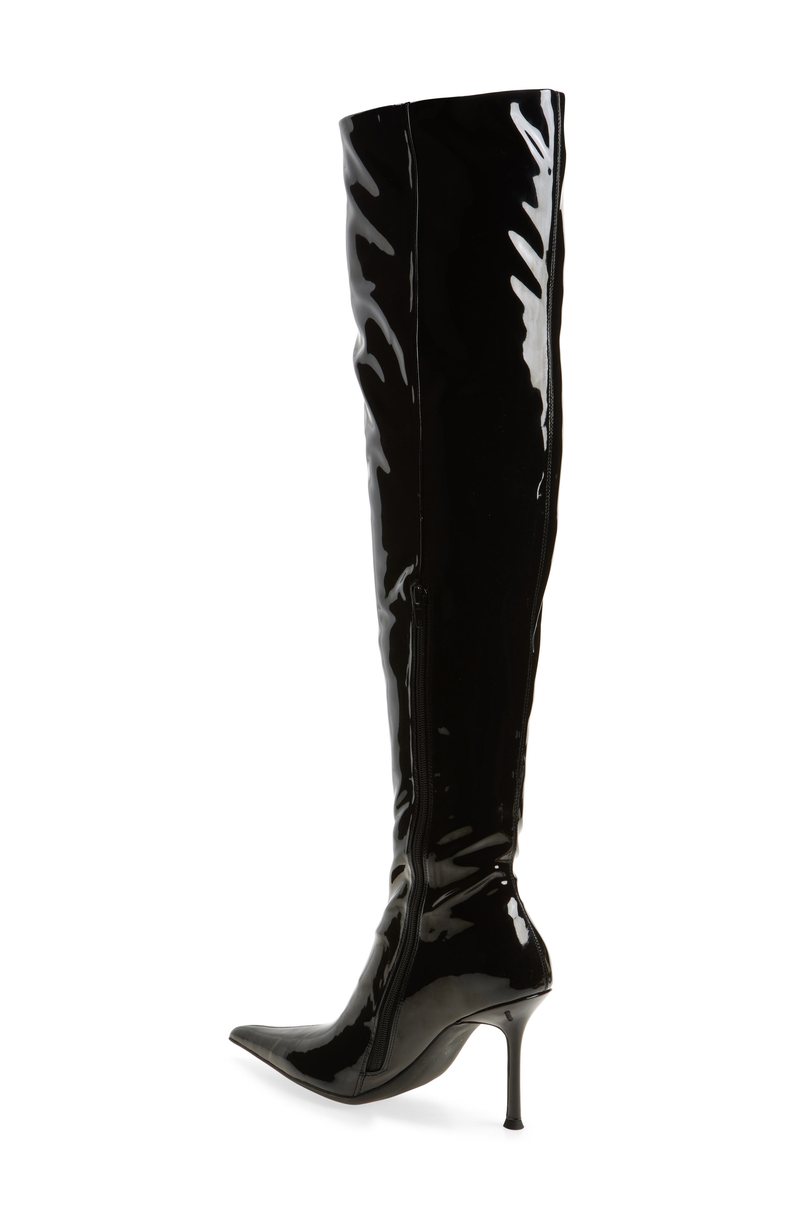 Jeffrey Campbell Pushover Pointed Toe Over the Knee Boot (Women ...