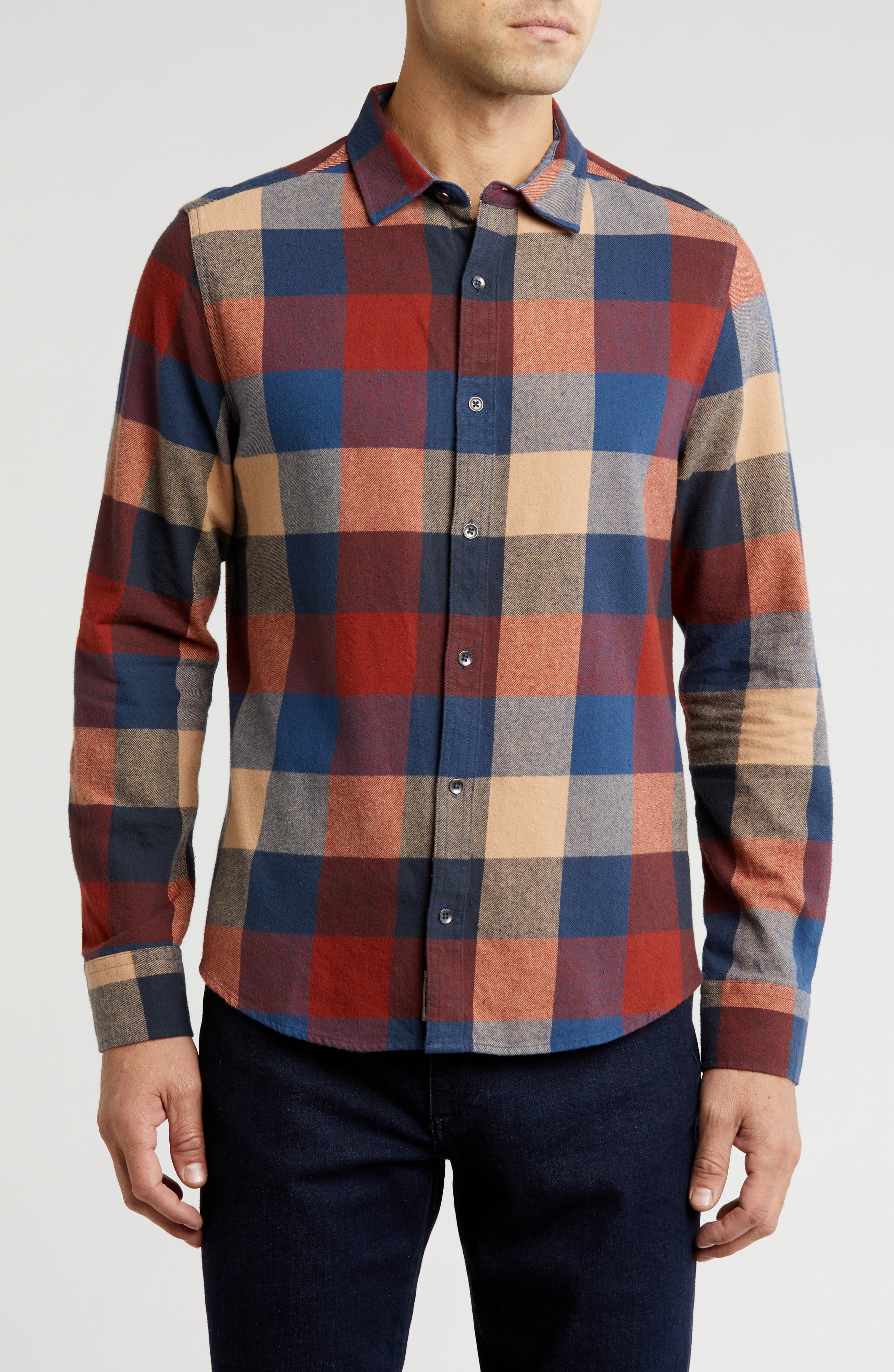 Arco Plaid Flannel Button-Up Shirt (Men) | Nordstromrack