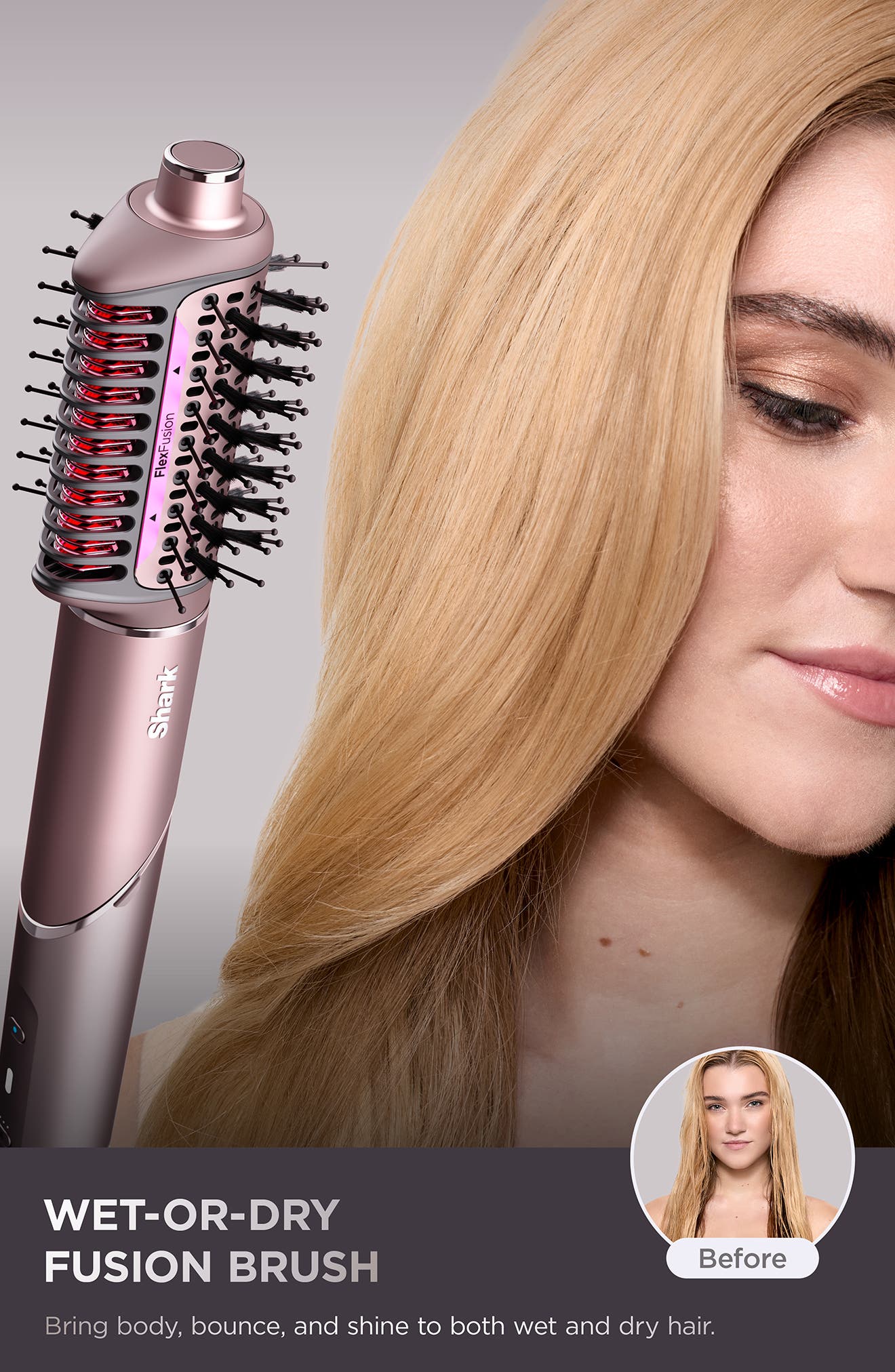 SHARK FlexFusion™ Air & Ceramic System with Air Straightener for ...