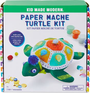 Kid Made Modern Paper Mache Turtle Kit | Nordstrom