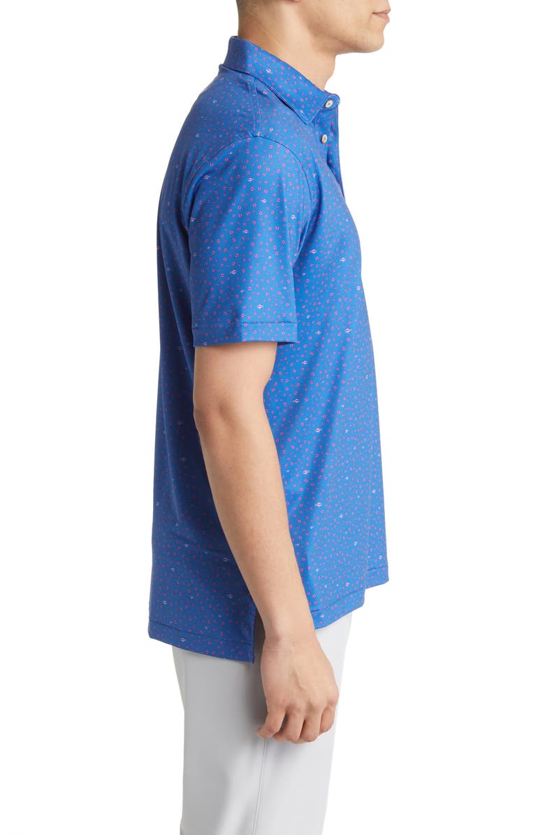 Peter Millar Fish Print Performance Jersey Polo | Nordstromrack